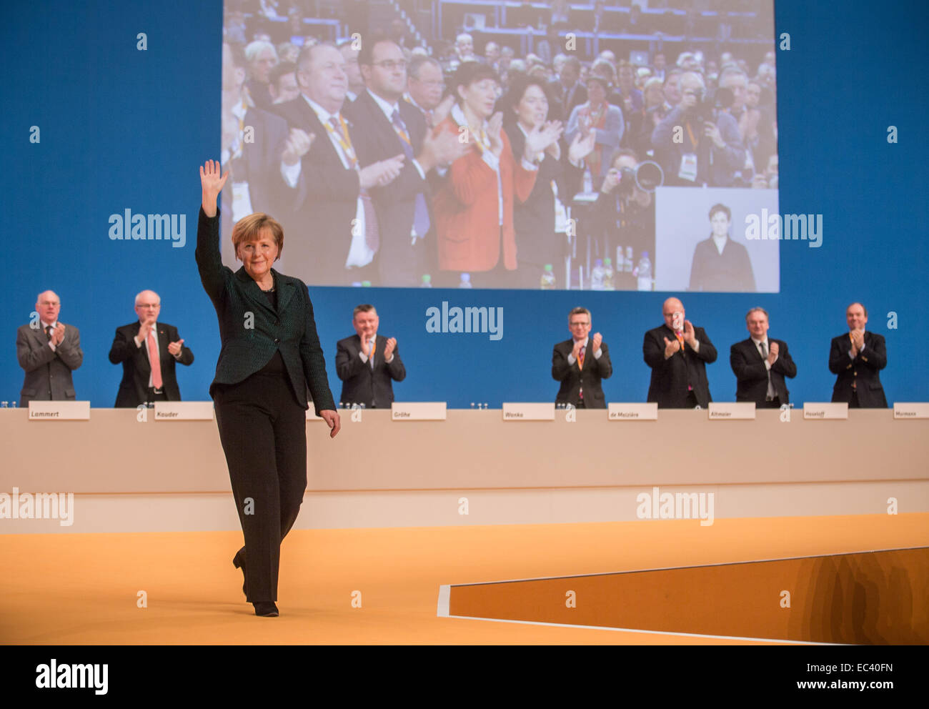 Cologne, Germany. 09th Dec, 2014. CDU chairwoman and German chancellor ...