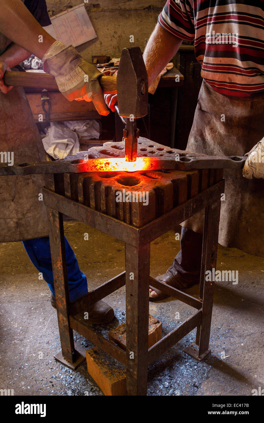 in the forge Stock Photo - Alamy