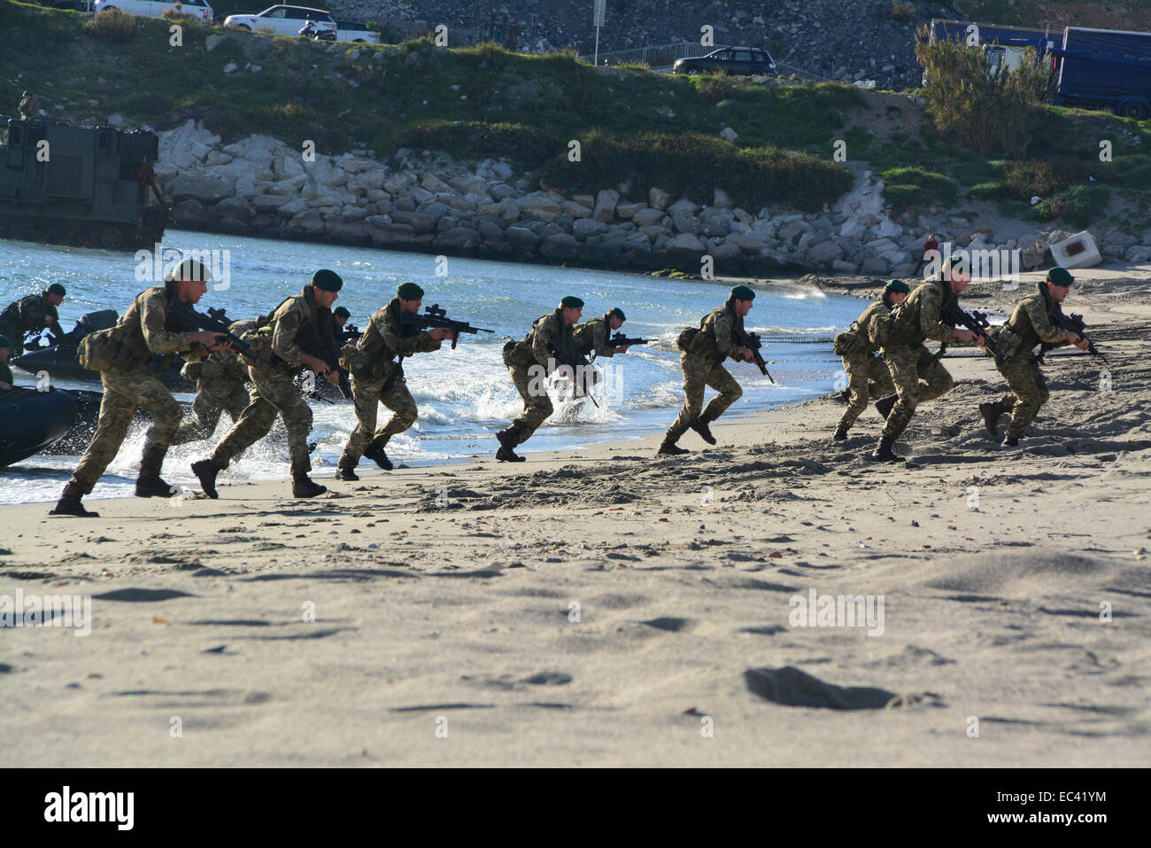 Gibraltar. 9th December, 2014. The Royal Navy and Royal Marines ...
