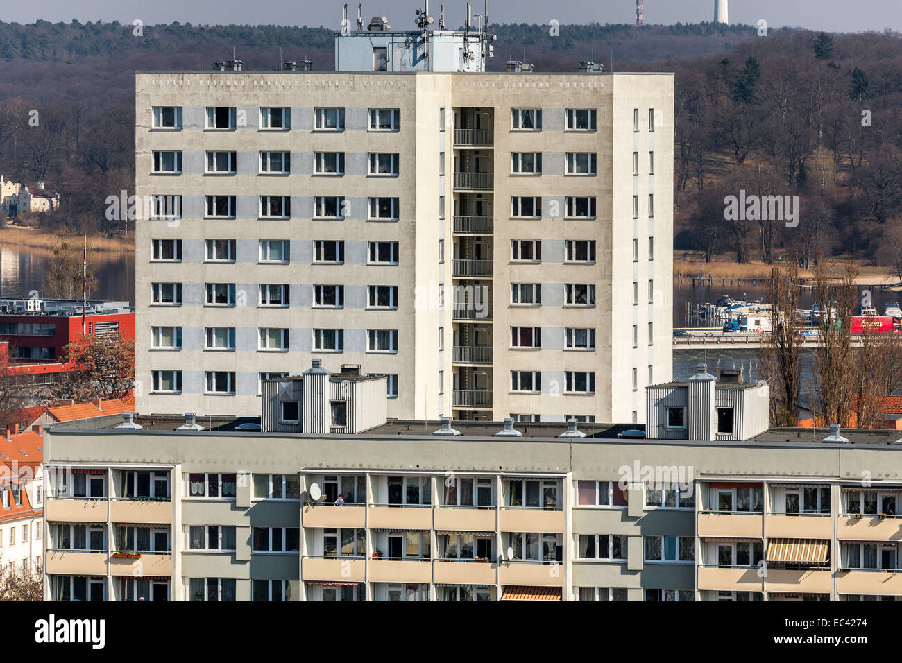 Dome and ancient ancient high rise building outside high rise building ...