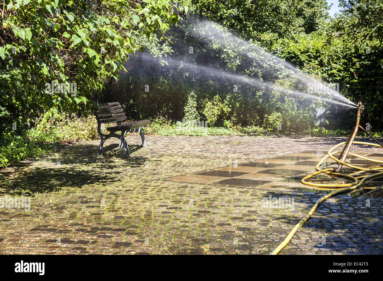 Sprinkler raining hi-res stock photography and images - Alamy