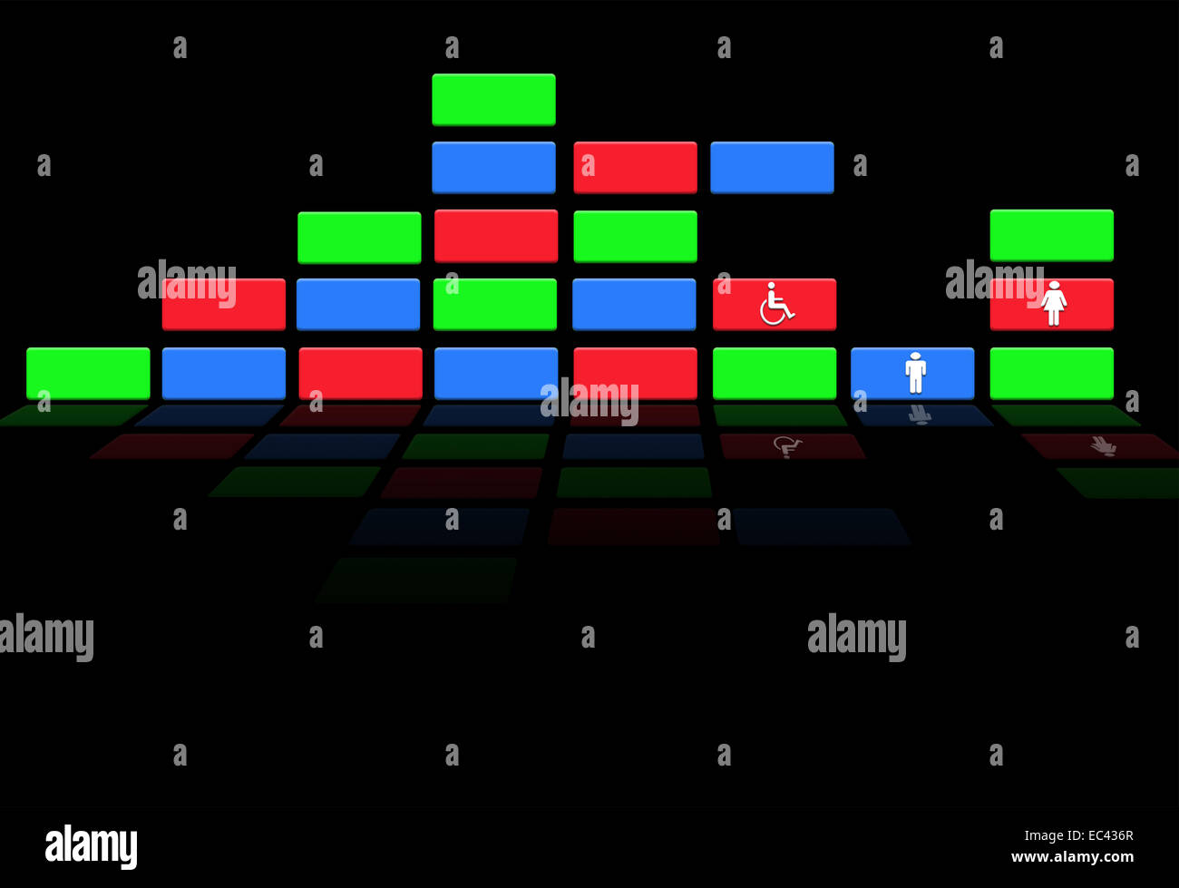 Animation statistics abstract red figure hi-res stock photography and ...