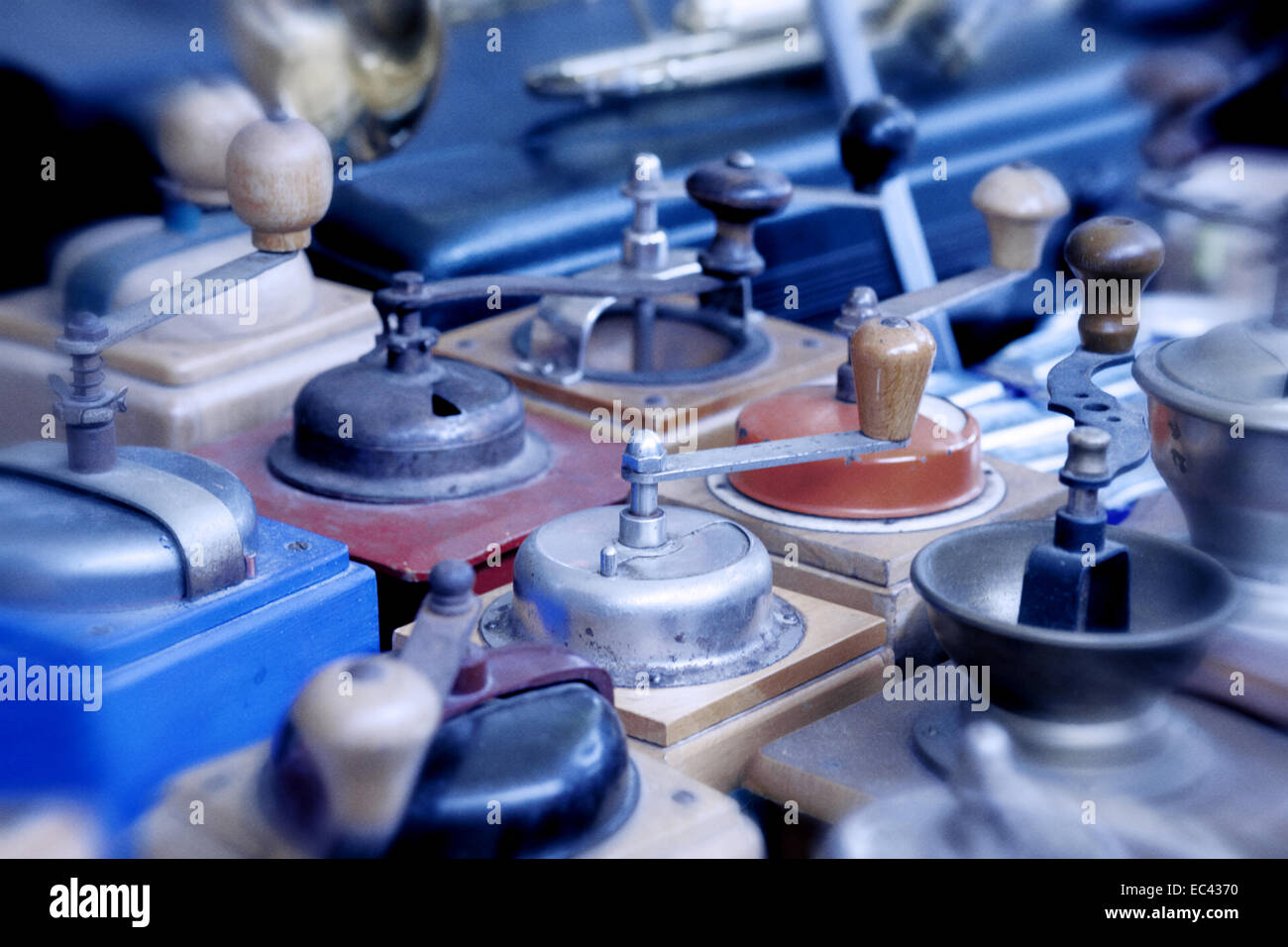 old coffee Mills Stock Photo - Alamy