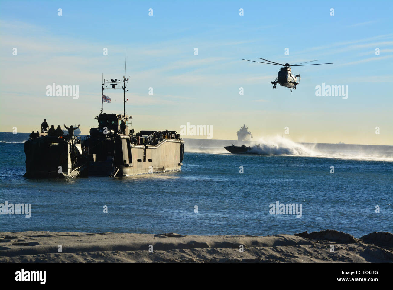 Gibraltar. 9th December, 2014. The Royal Navy and Royal Marines ...