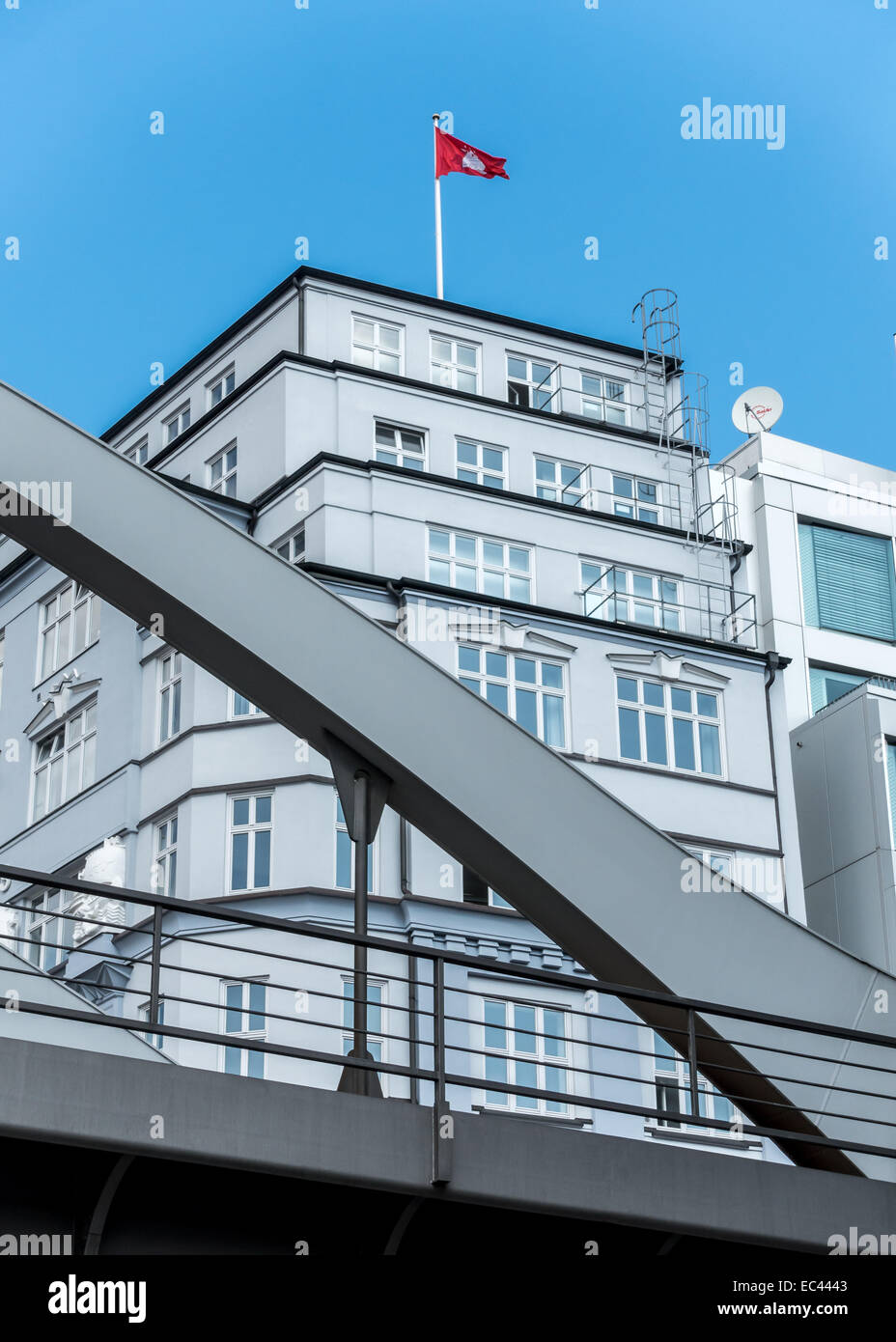 Hamburg flag of hamburg coat of arms hi-res stock photography and ...