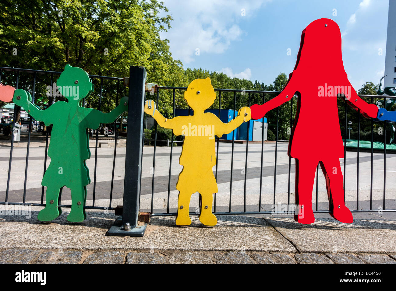 figures at a children s playground Stock Photo - Alamy