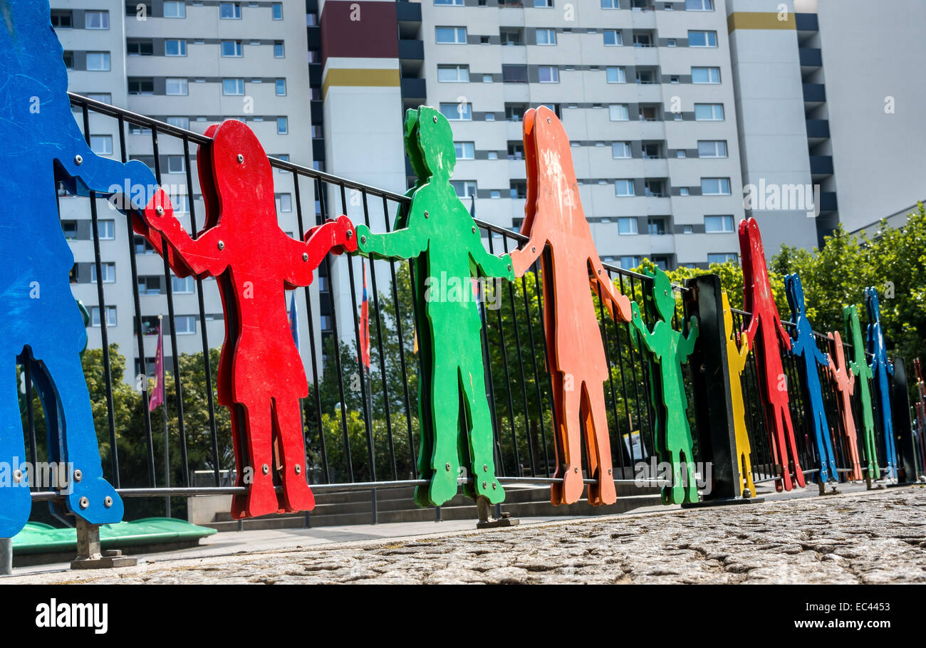Figures at a children s playground Stock Photo - Alamy