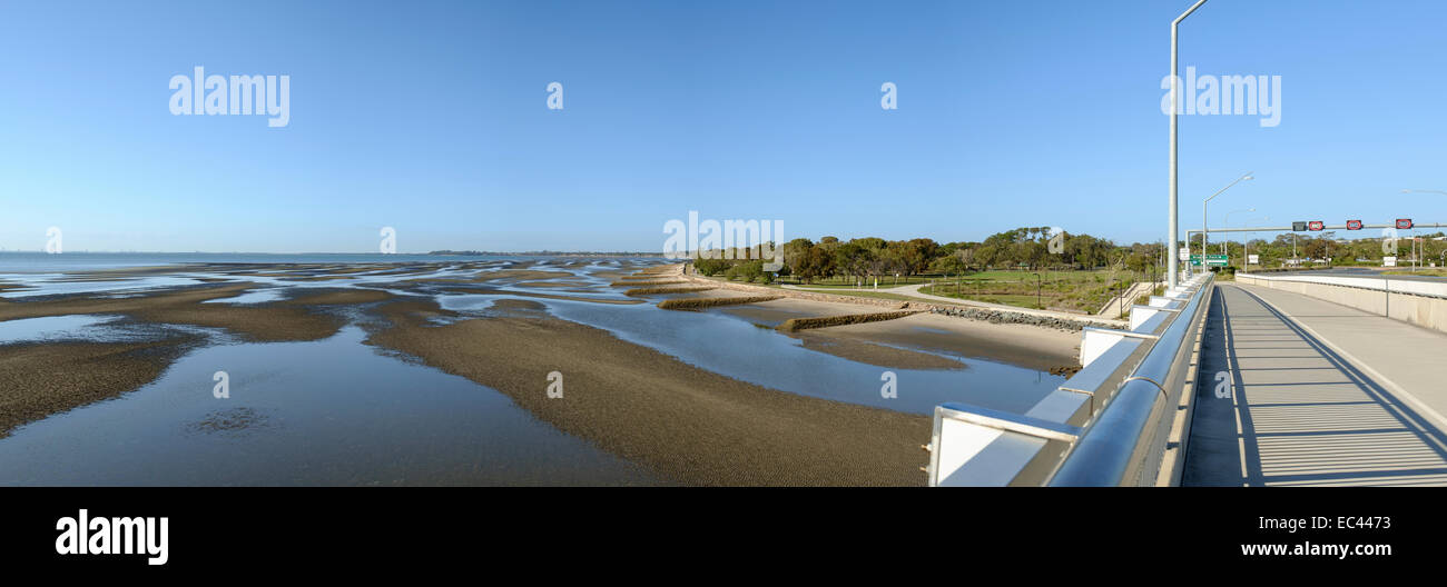 A morning ride on the Ted Smout Memorial Bridge Stock Photo - Alamy