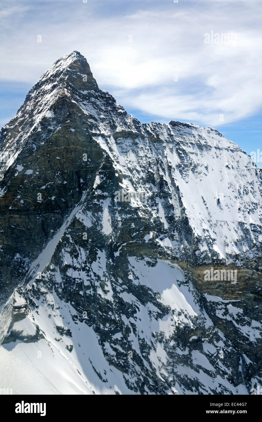 Matterhorn west face zmutt ridge hi-res stock photography and images ...