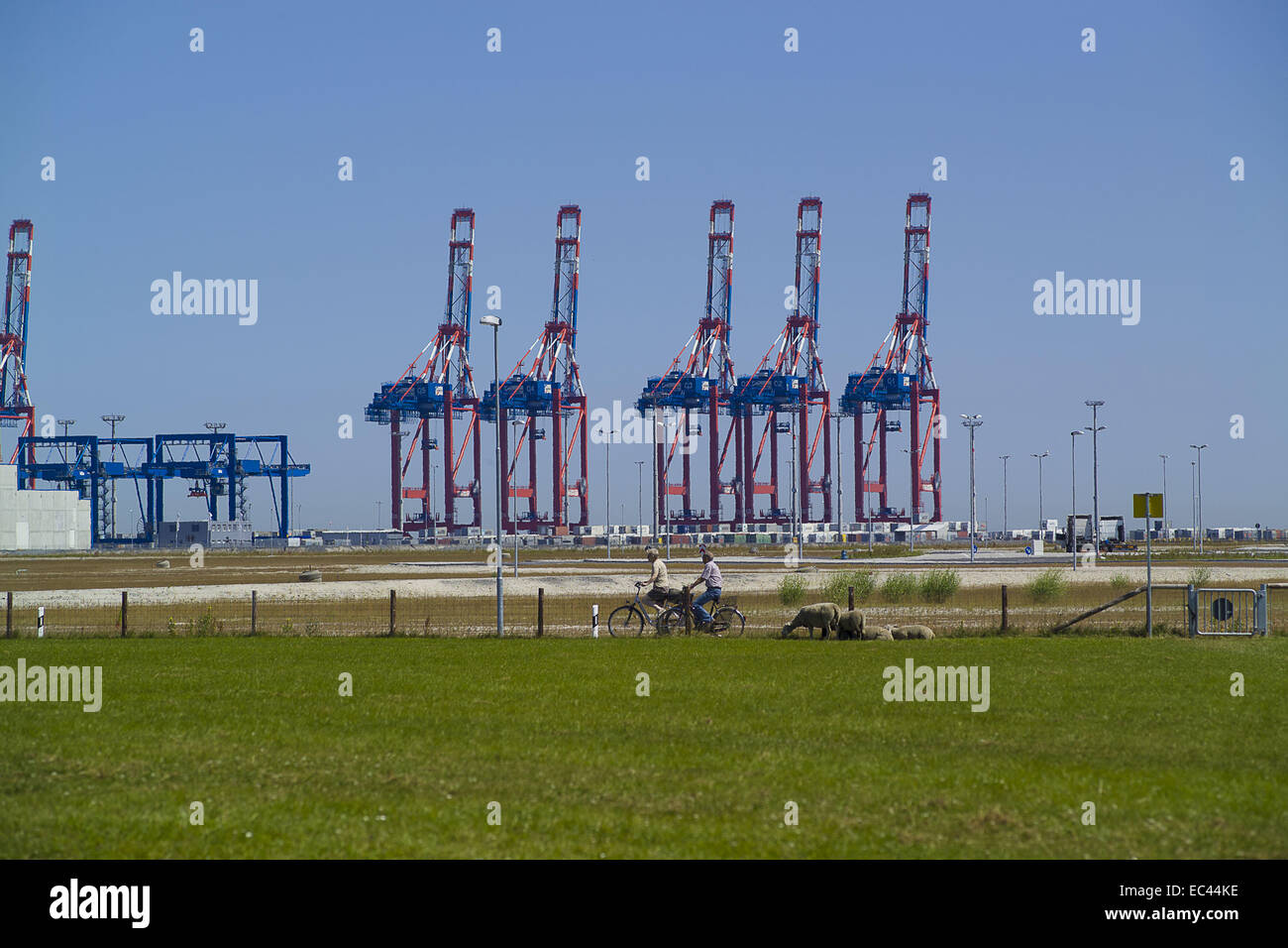 Weser Jade Port Stock Photo - Alamy