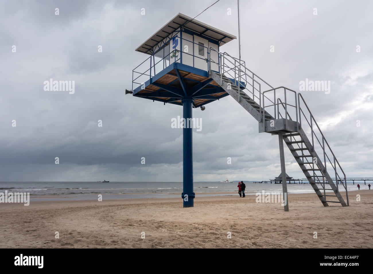 watchtower of water rescue on the Baltic Sea Stock Photo - Alamy