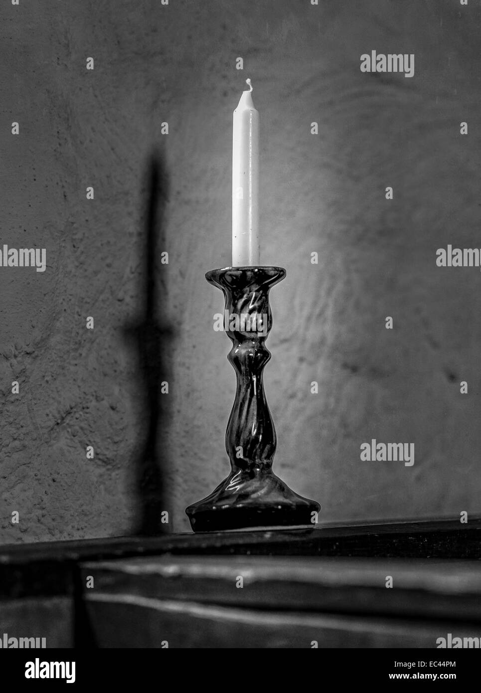 Candle lights Black and White Stock Photos & Images - Alamy