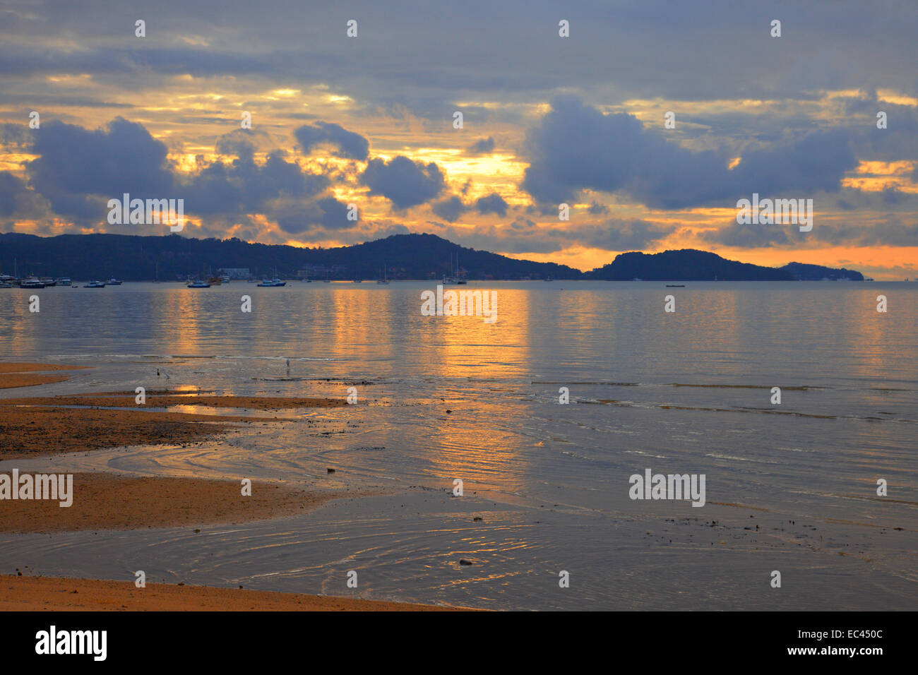 Early morning at Chalong bay, Phuket, Thailand Stock Photo - Alamy