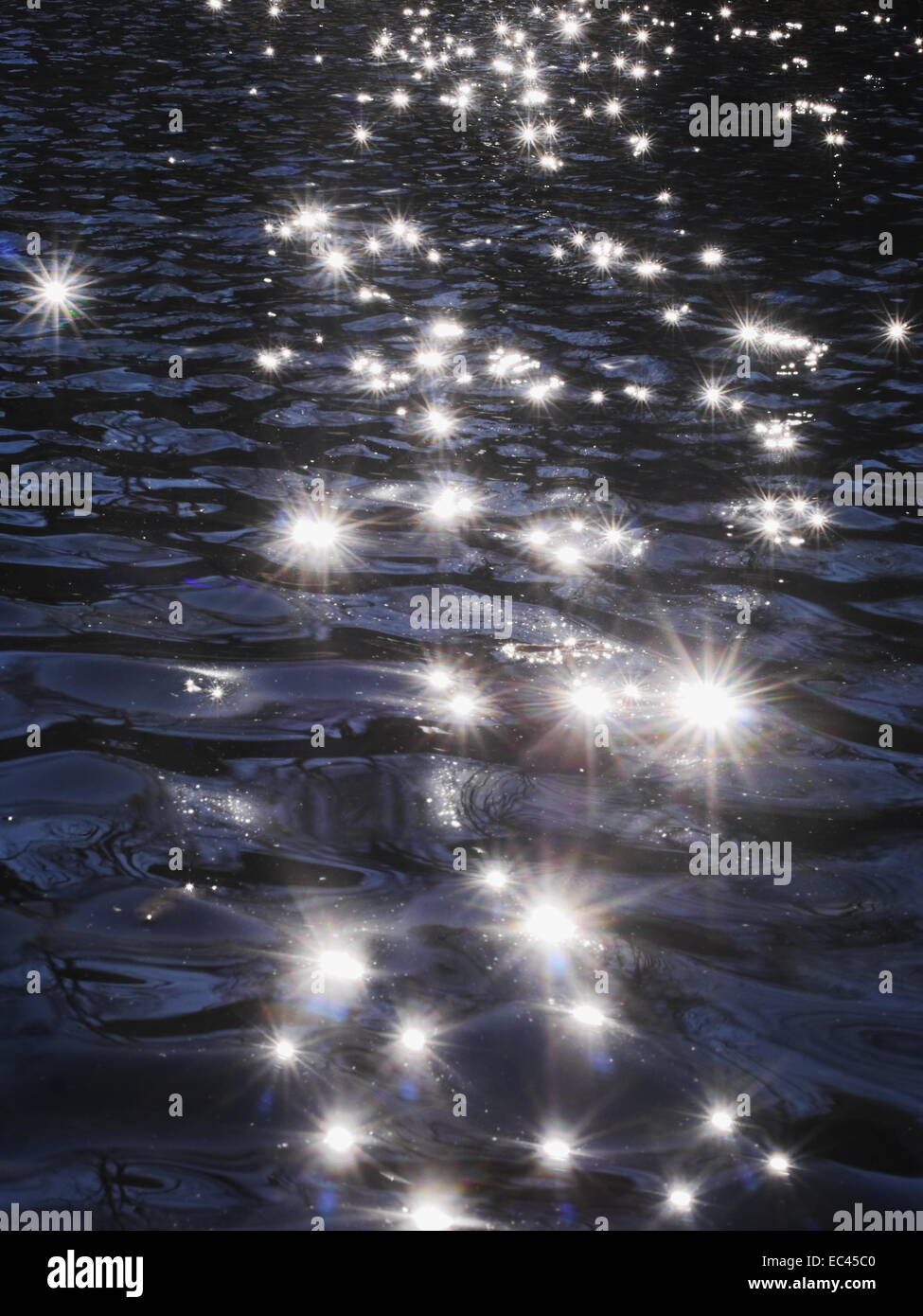 water reflection texture, seamless lights Stock Photo - Alamy