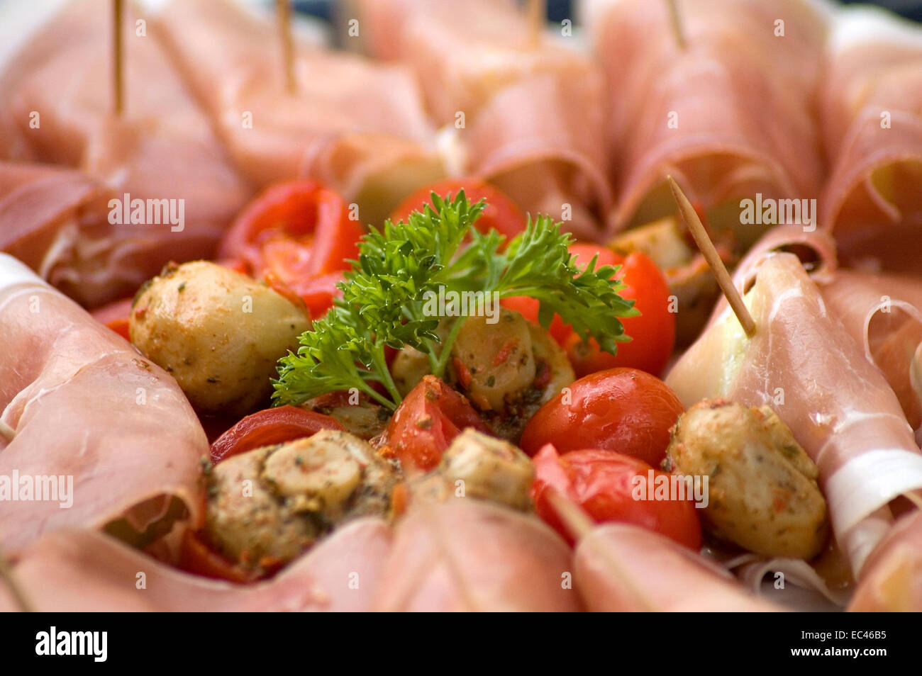 Selection of Cold Cuts Stock Photo - Alamy