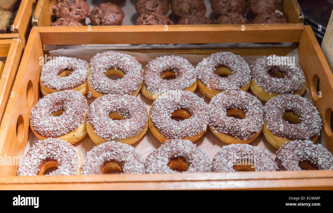 Donut in a box hi-res stock photography and images - Alamy