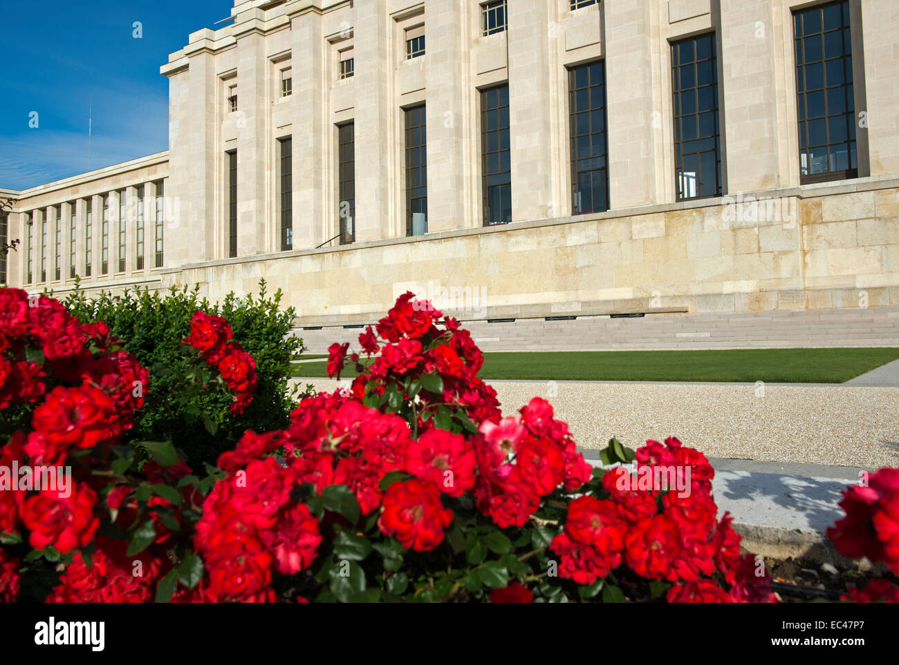 Palais des Nations, European United Nations headquarters, Geneva ...