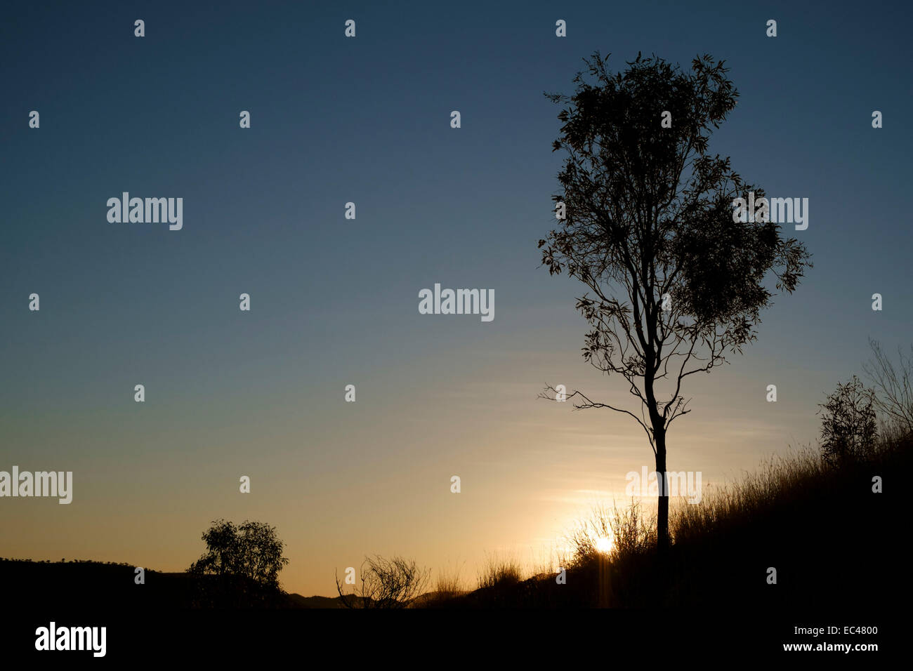 Sunrise from the City Lookout in Mt Isa Stock Photo - Alamy