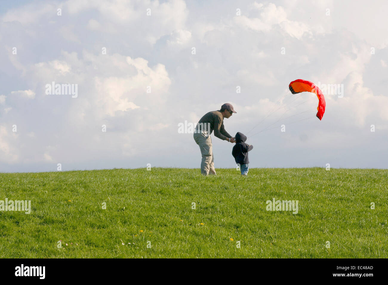 Windy Spring Day Stock Photo - Alamy