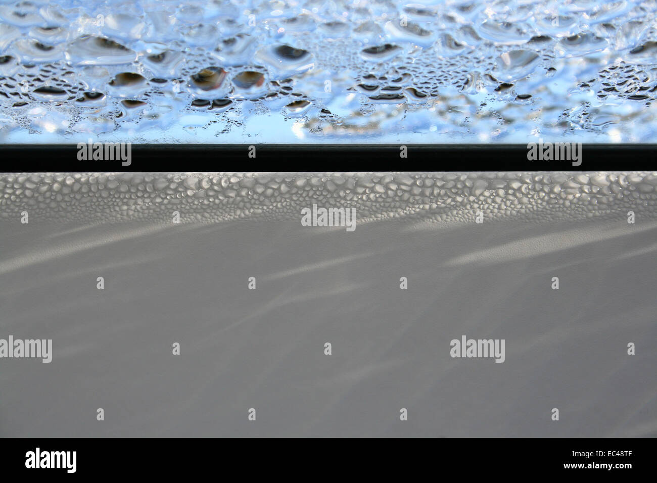 Condensation water at the window Stock Photo - Alamy