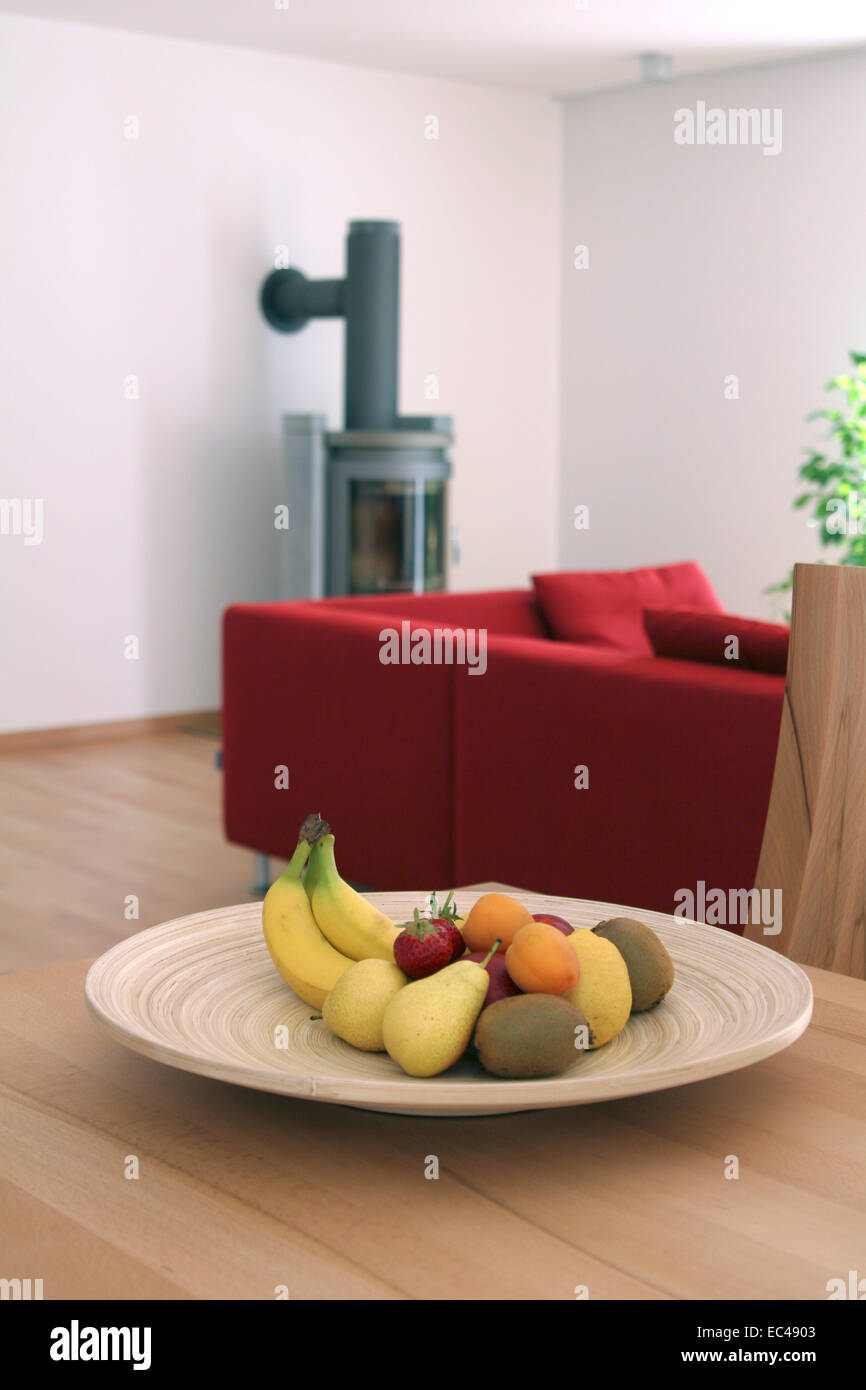 Fruit bowl in the living room Stock Photo - Alamy