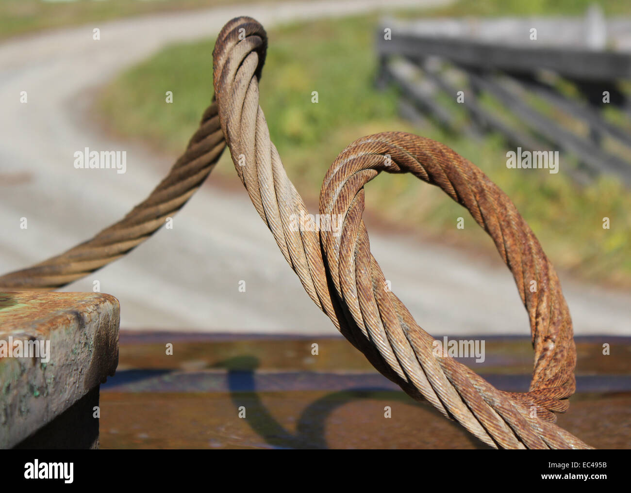 Wire made of metal Stock Photo - Alamy