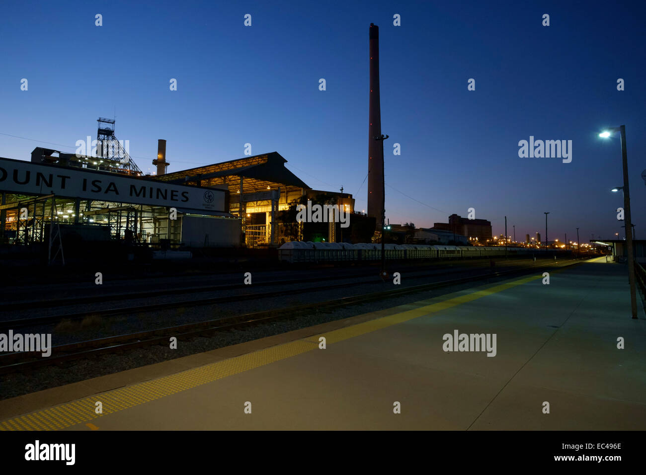 Mount Isa Mines as viewed from Mt Isa Railway Station Stock Photo - Alamy
