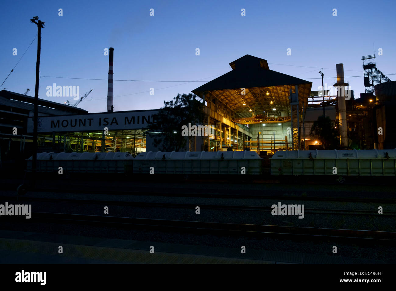Mount Isa Mines as viewed from Mt Isa Railway Station Stock Photo - Alamy