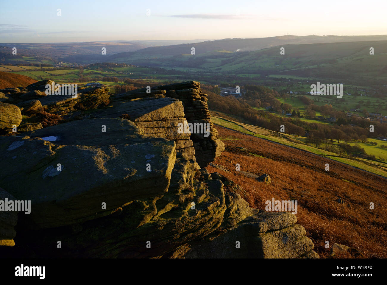 The stunning scenes from Bamford Edge in the Peak District National ...