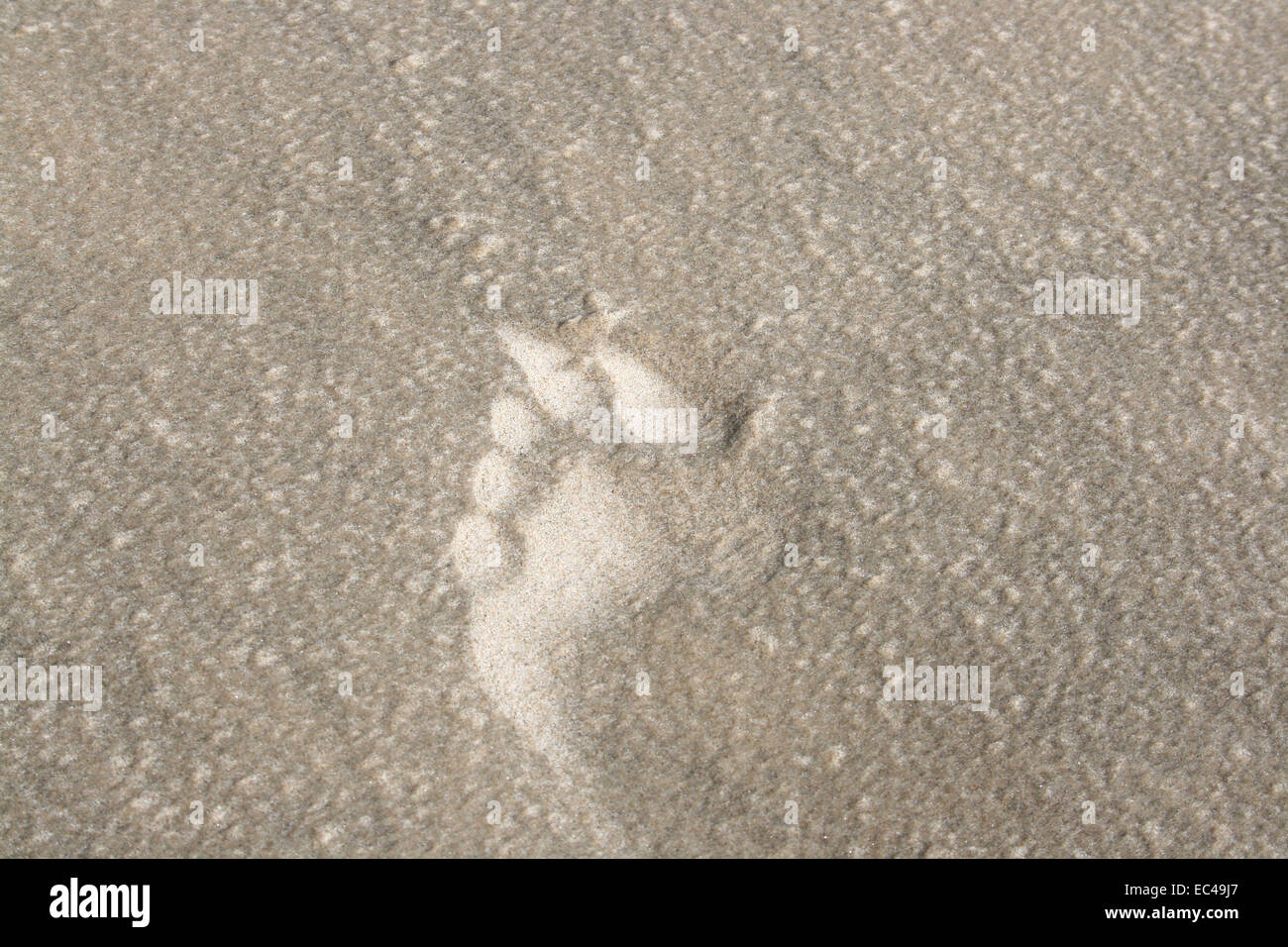 Sand foot trace hi-res stock photography and images - Alamy