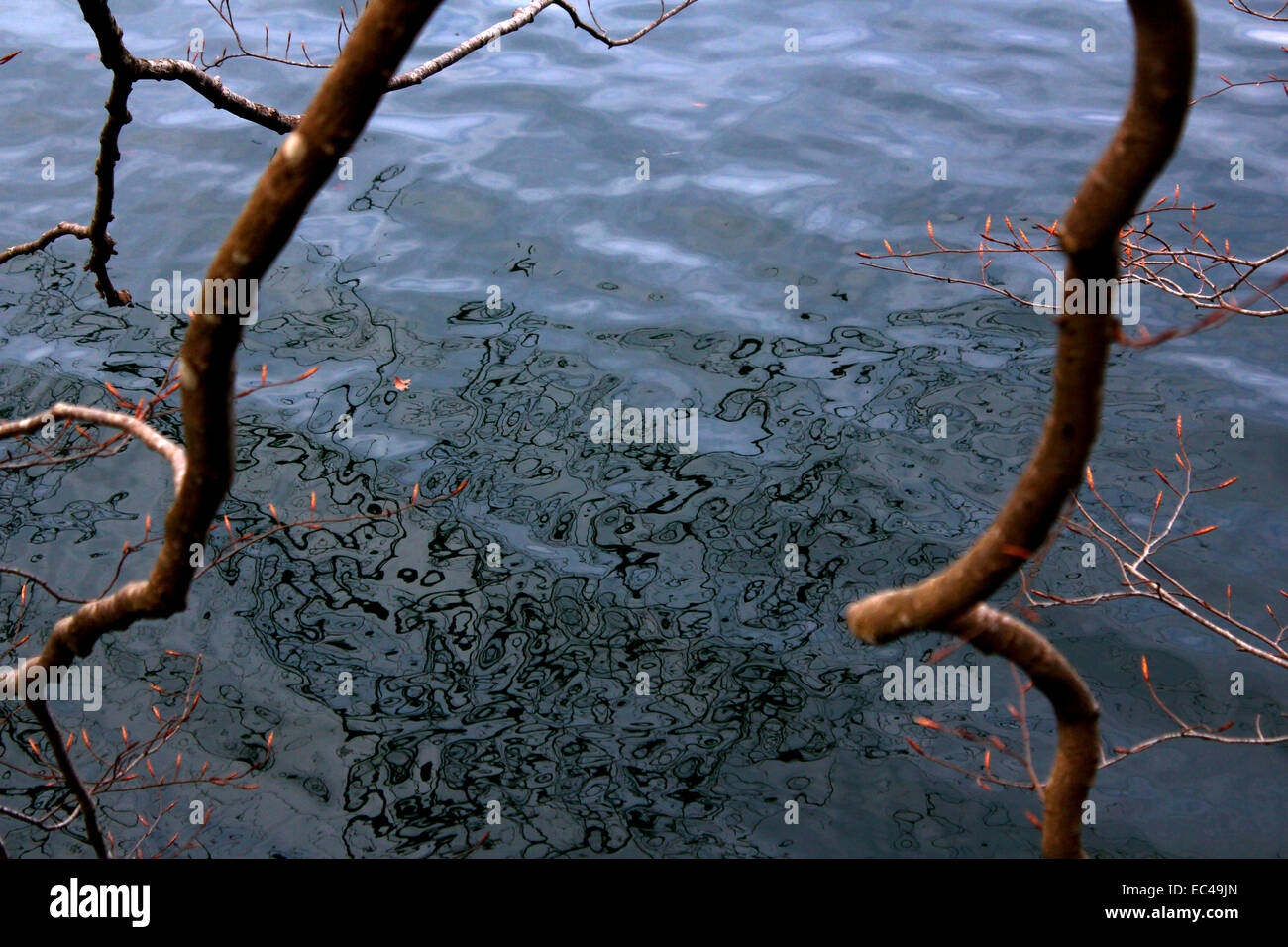 Drawing on the water Stock Photo - Alamy