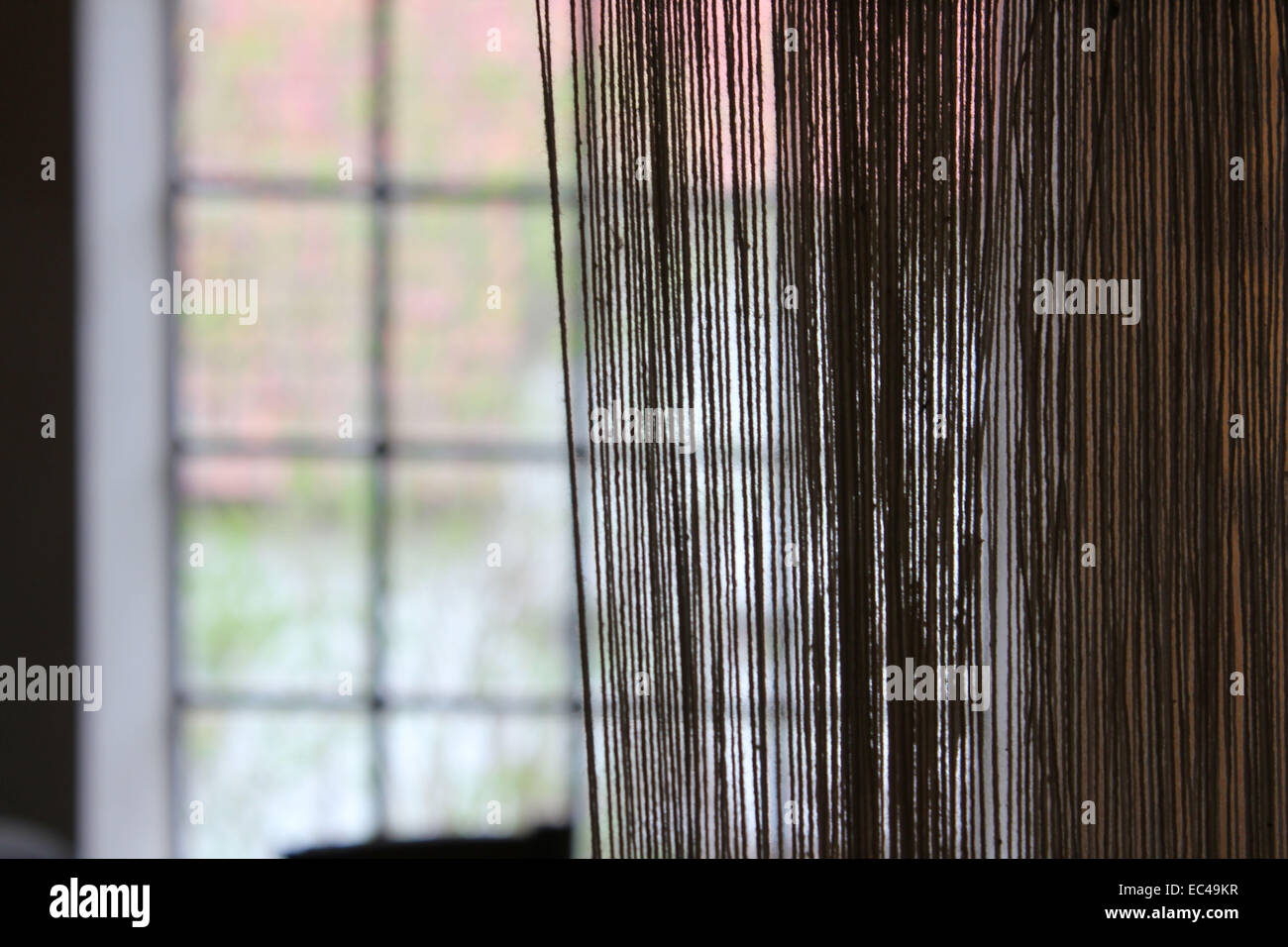 Half closed curtain hi-res stock photography and images - Alamy