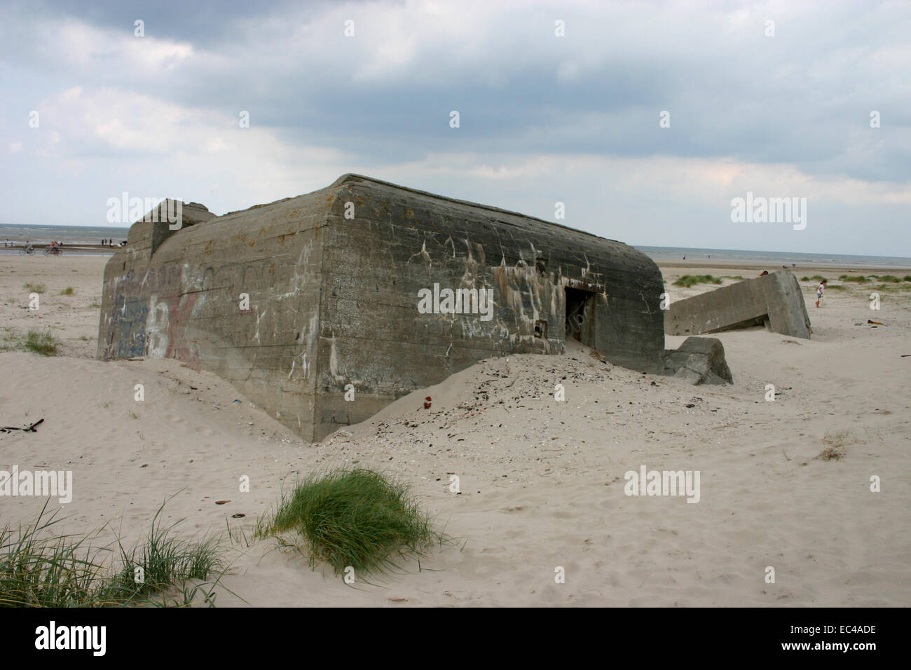 Bunker in Denmark Stock Photo - Alamy