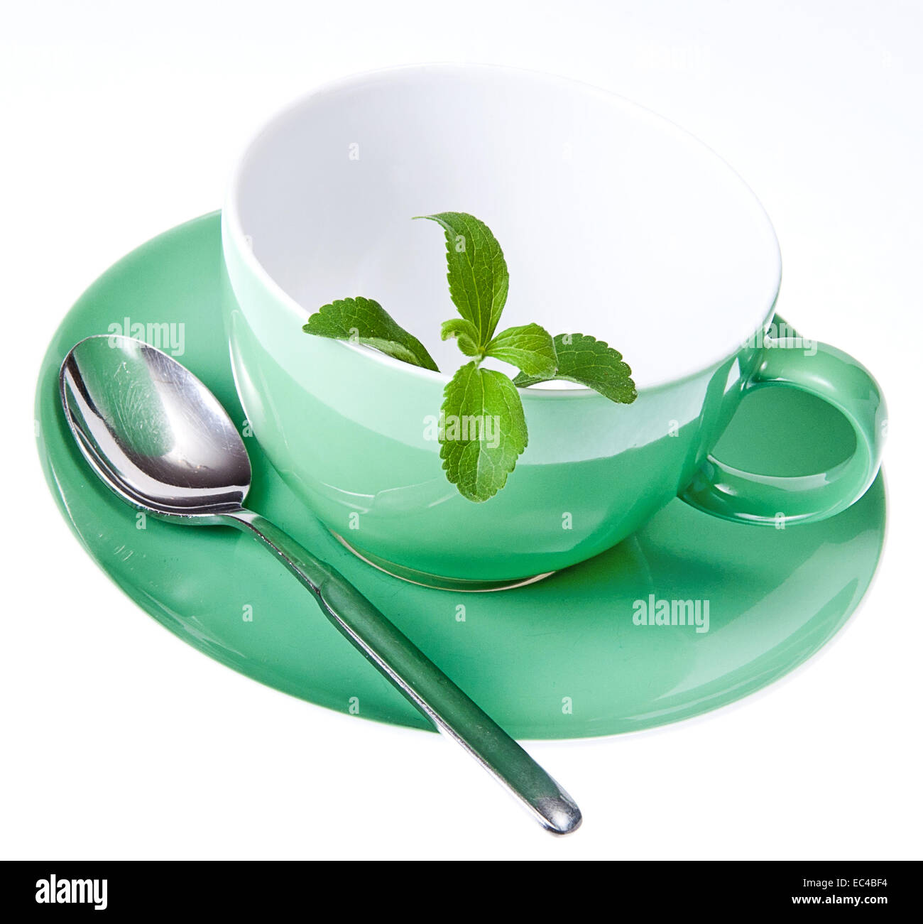 Stevia in a cup Stock Photo - Alamy