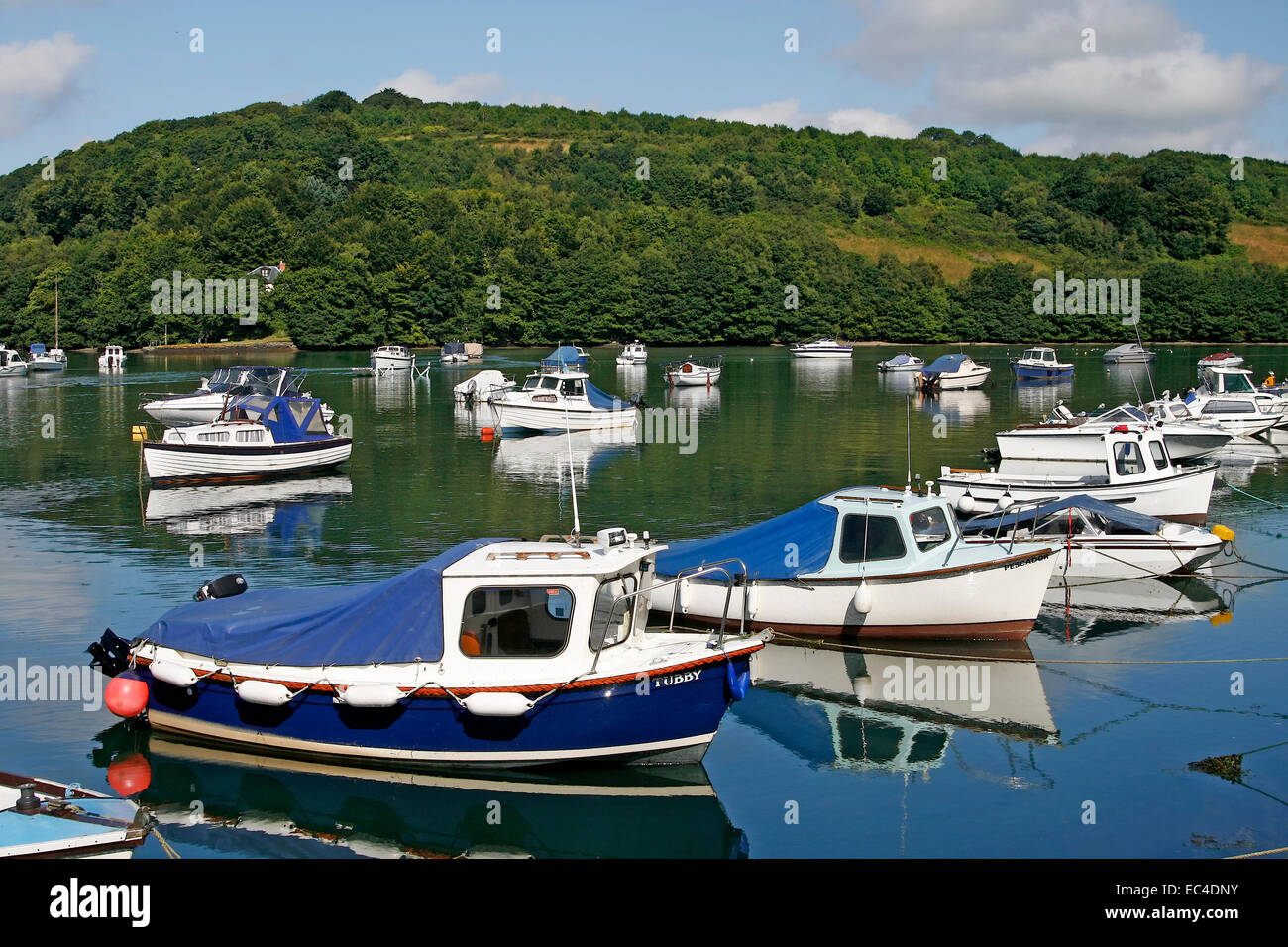 Looe, Looe River, Cornwall, Southwest England, UK, Europe Stock Photo ...