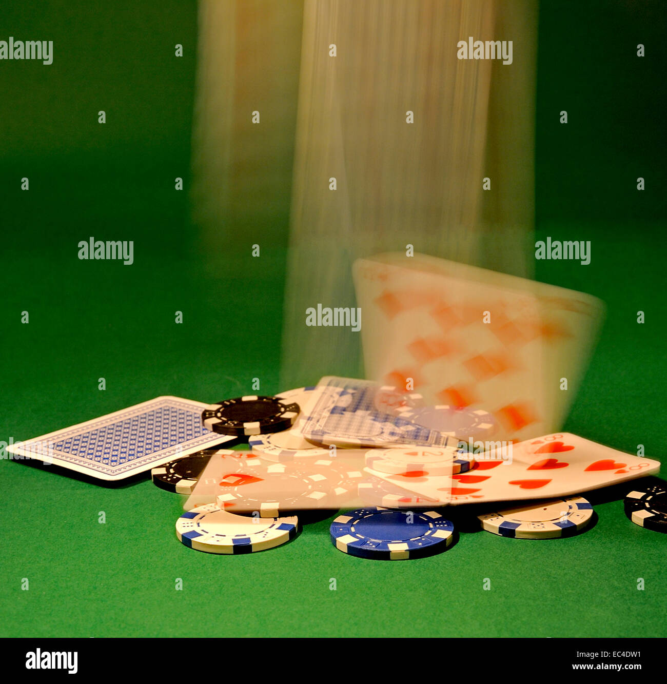 Flying cards hi-res stock photography and images - Alamy
