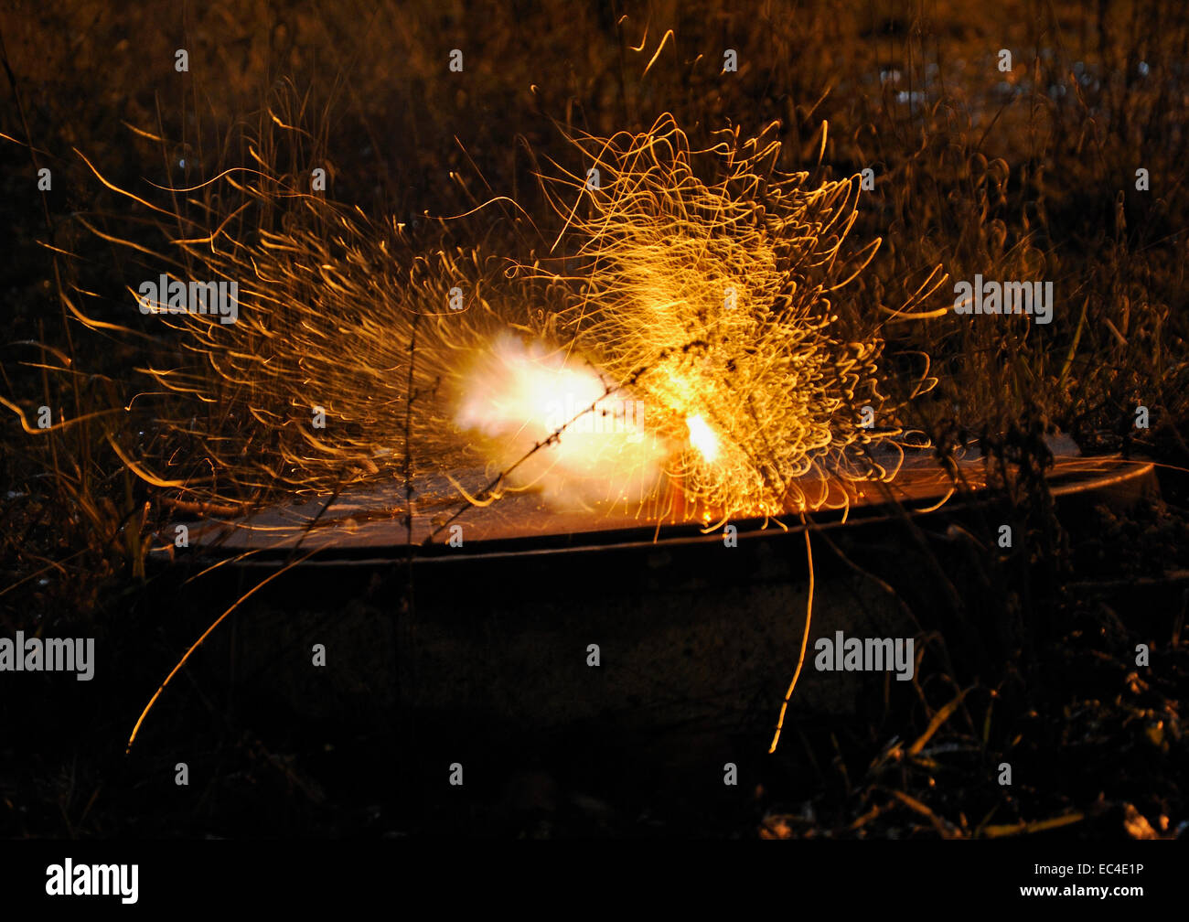 Explosion fire firecracker hi-res stock photography and images - Alamy