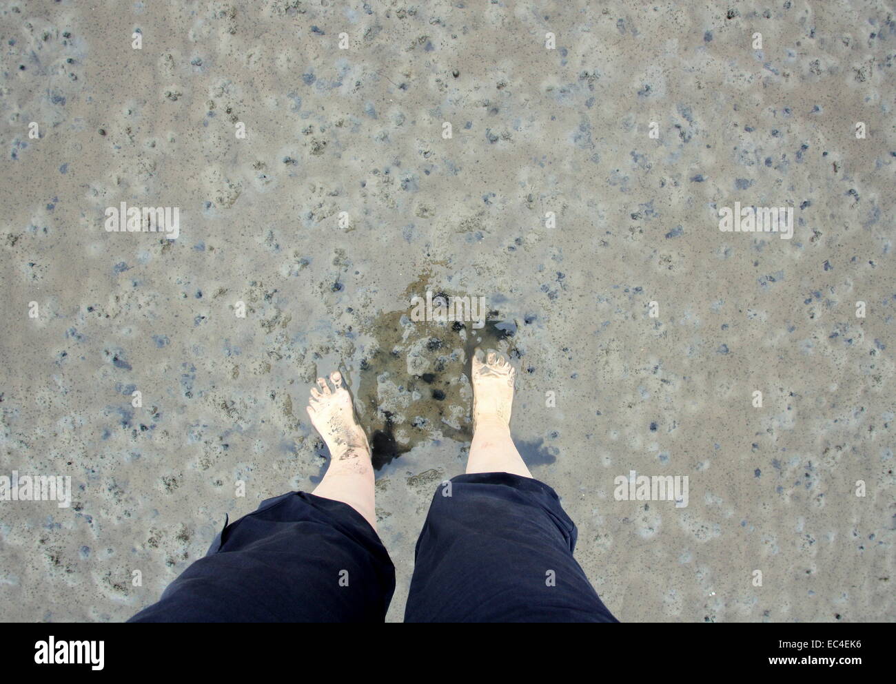 Feet in the sea hi-res stock photography and images - Alamy