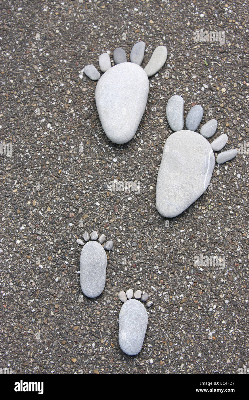 feet from stones Stock Photo - Alamy