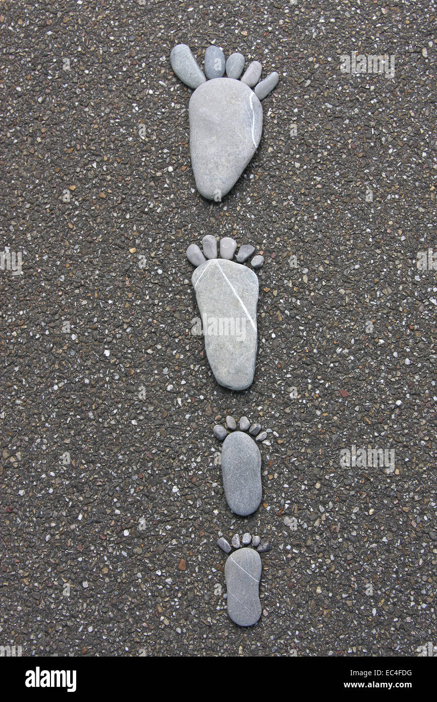 feet from stones Stock Photo - Alamy