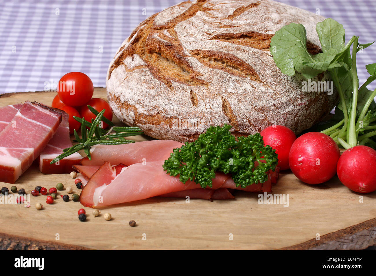 Cold Cut Platter Stock Photo - Alamy