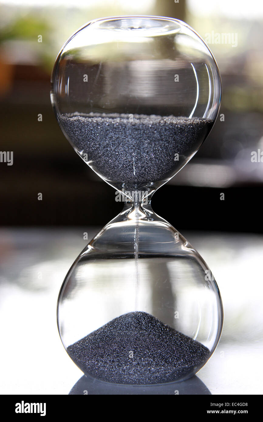 sand glass hour glass Stock Photo - Alamy