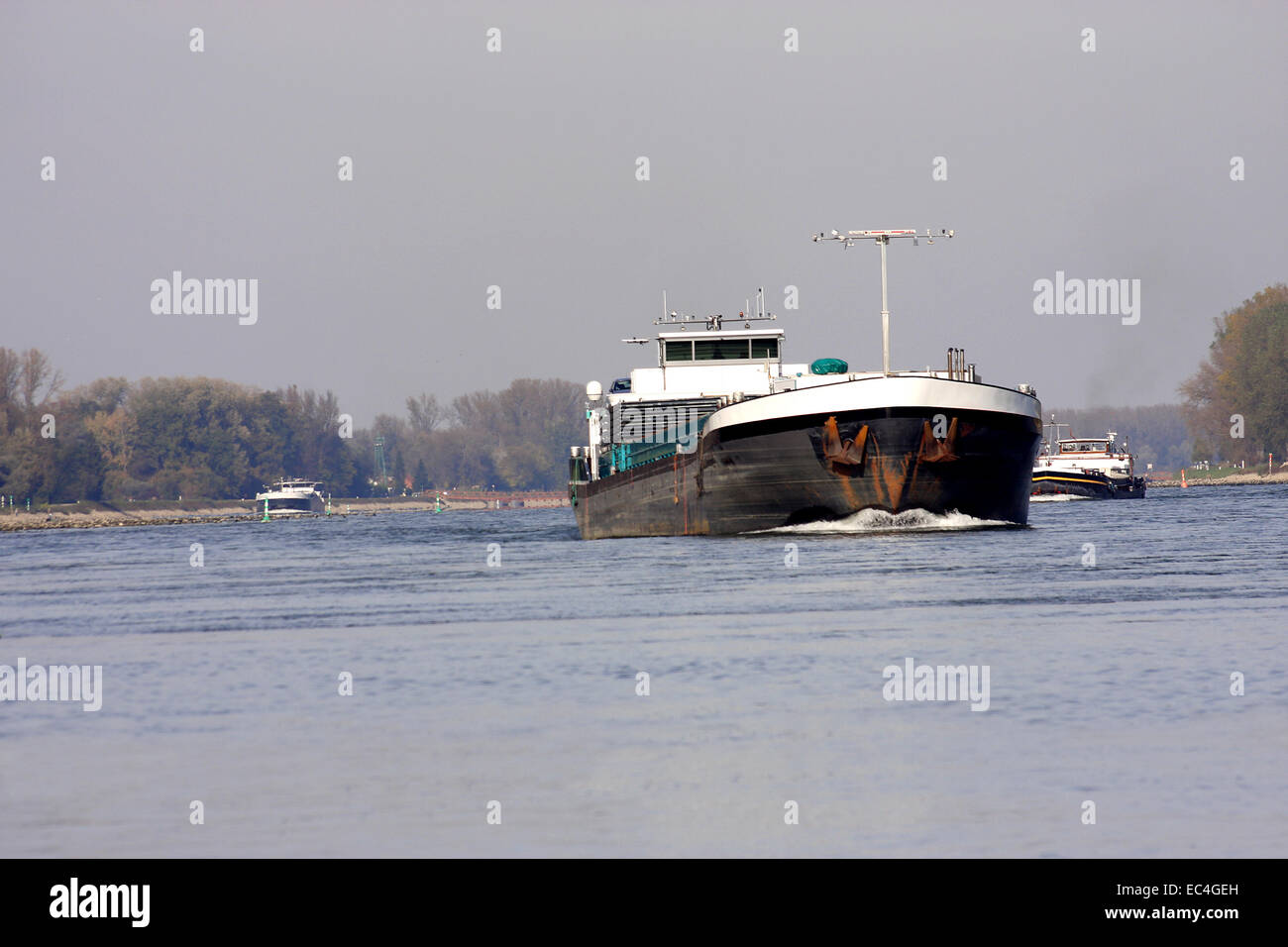 inland waterway traffic Stock Photo - Alamy