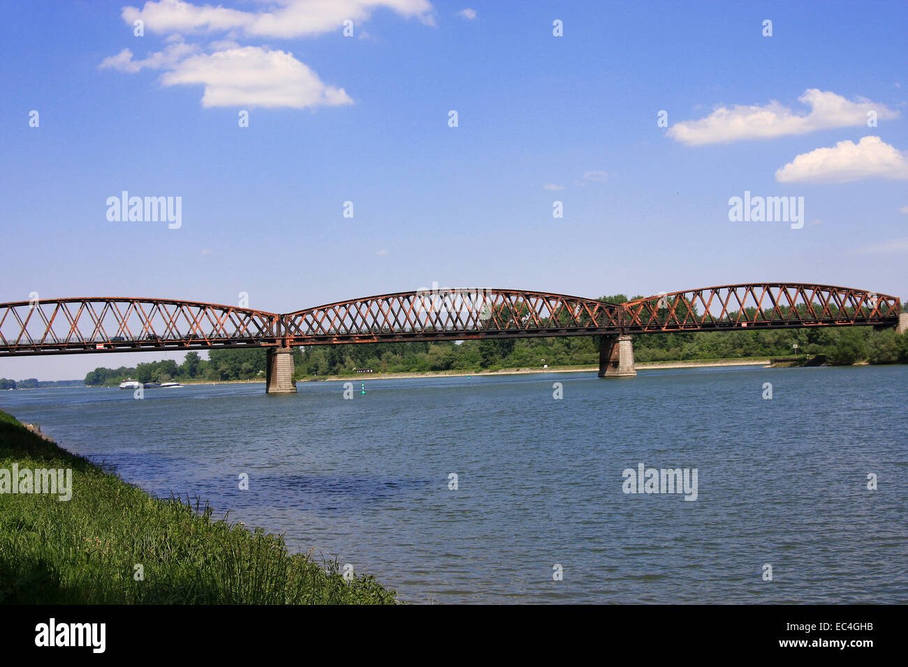 bridge over rhein Stock Photo - Alamy