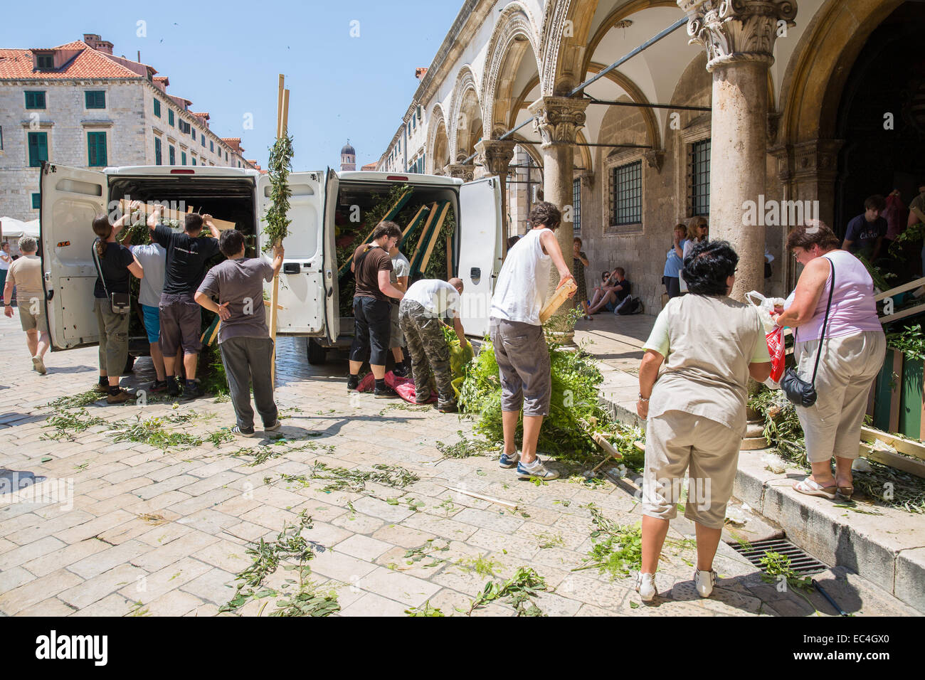 The wedding of Fabiola Beracasa and Jason Beckman in the Sponza Palace ...