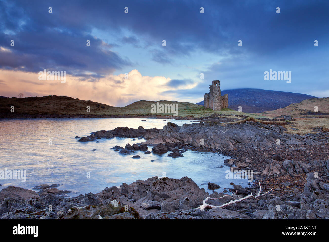 Ardvreck Castle at dawn, Assynt, Scotland Stock Photo - Alamy