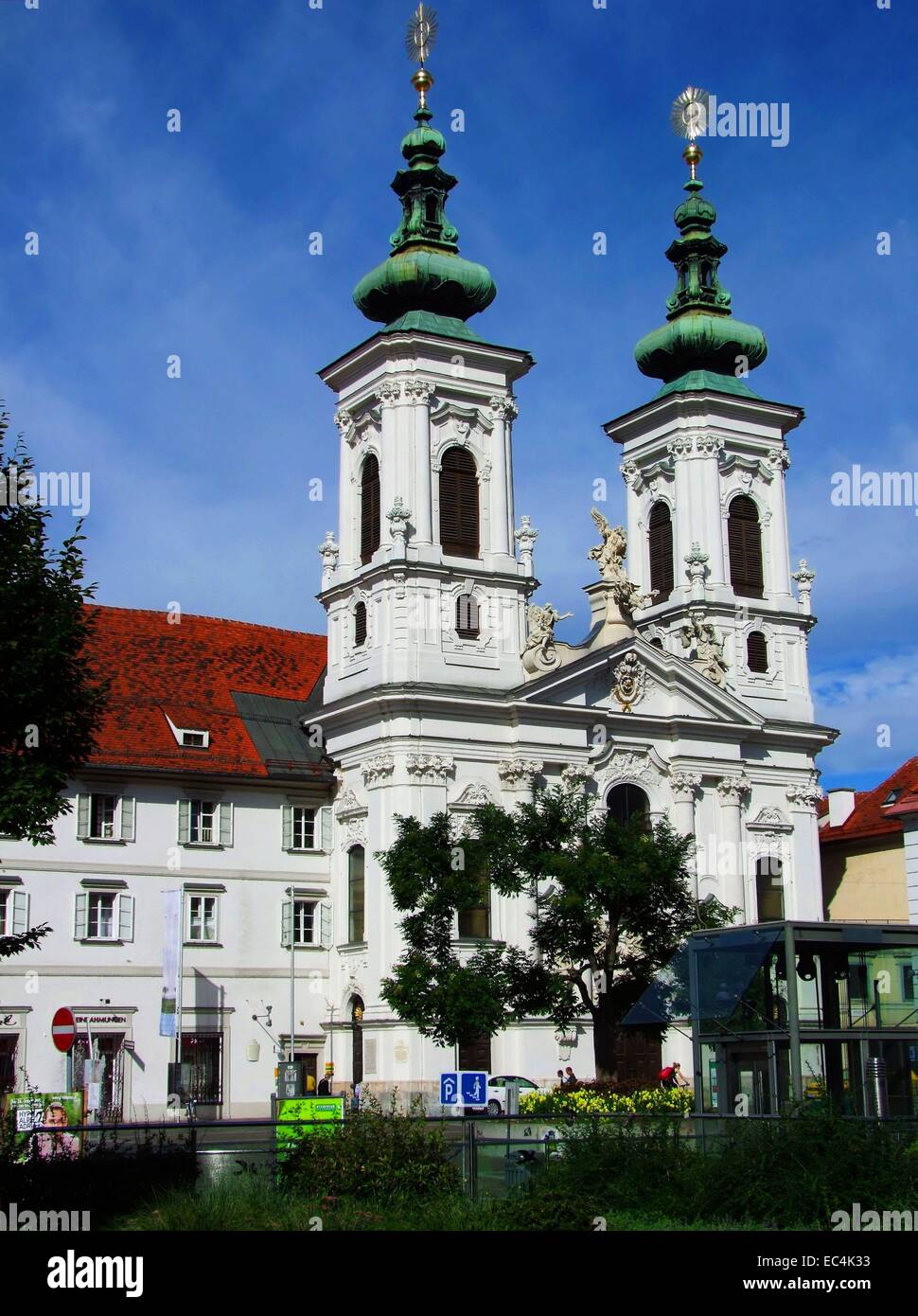 Mariahilferkirche in Graz Stock Photo - Alamy
