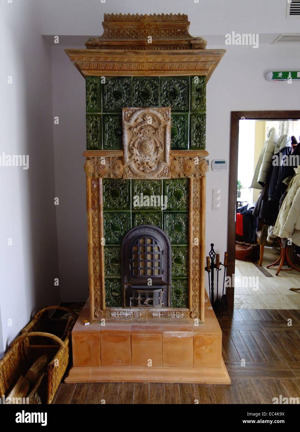 Historic tiled stove hi-res stock photography and images - Alamy