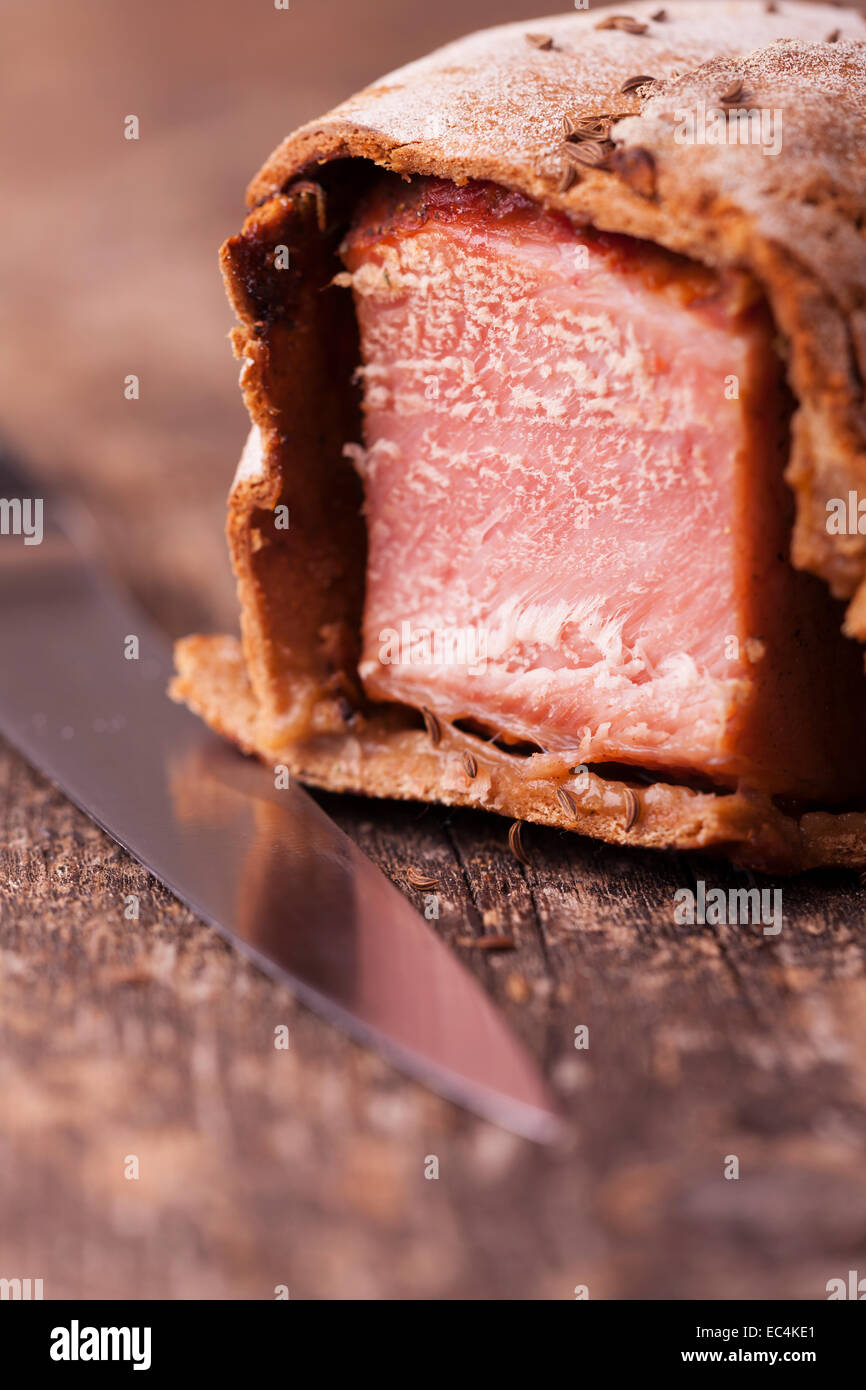 Ham in crust Stock Photo - Alamy