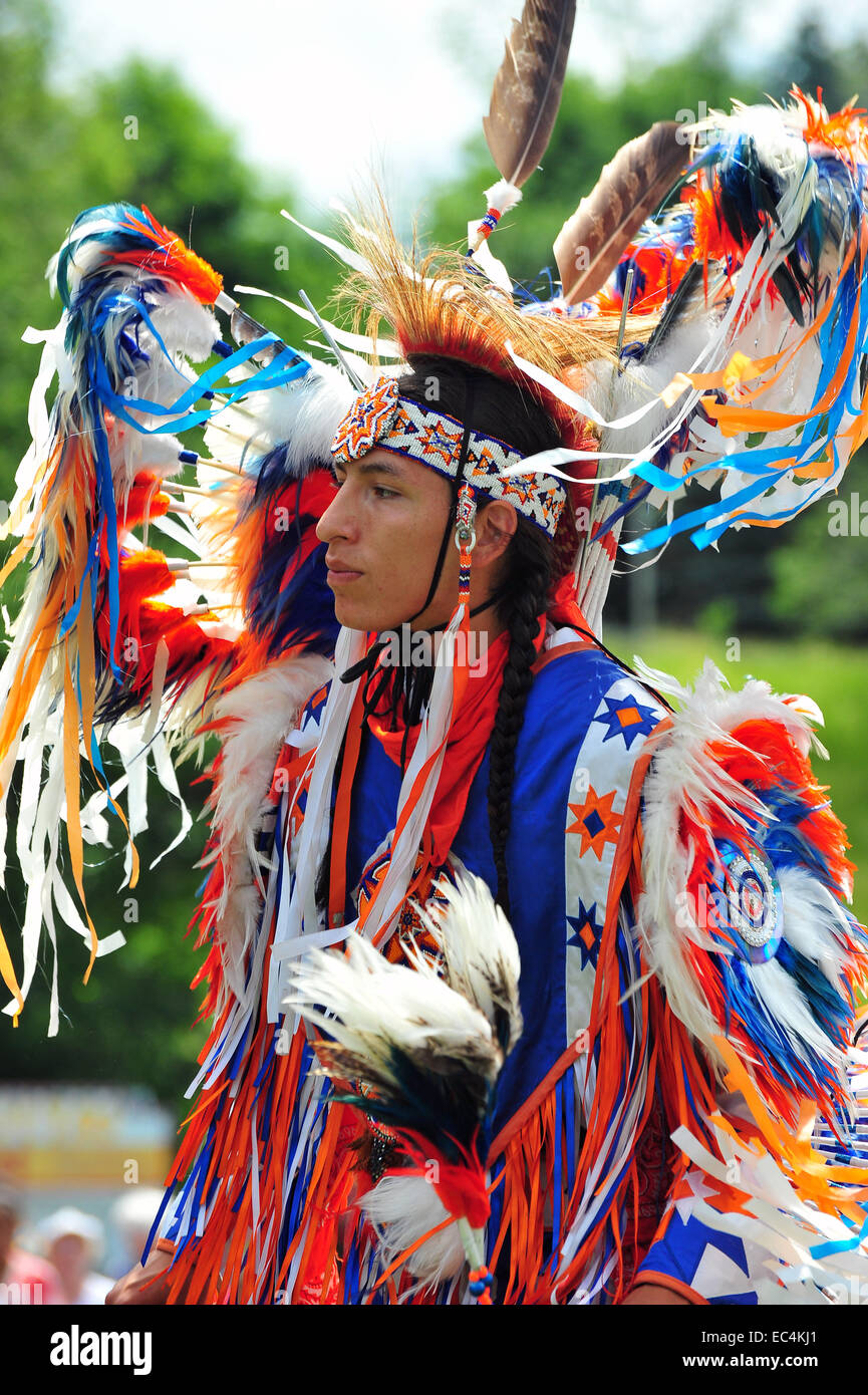 Indigenous Canadians participate in Canada Day celebrations held in a ...